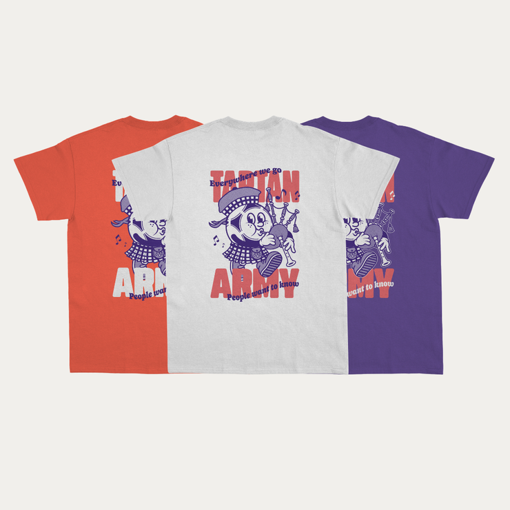 Tartan Army Tee | Scotland Football | Universal Language